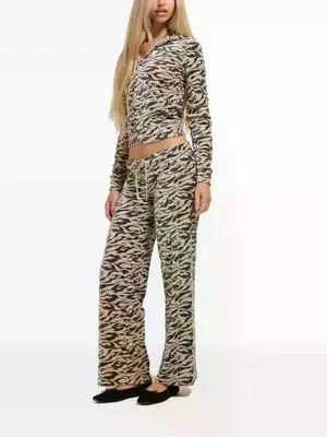 Juicy Couture Zebra-print Track Pants - Neutrals