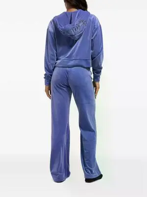 Juicy Couture Old Gothic Diamante Track Pants - Blue