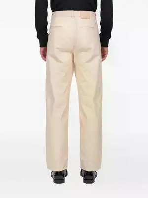 ANOTHER ASPECT Pleated Straight-leg Jeans