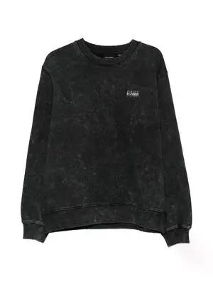 DAILY PAPER Logo-print Acid-wash Sweater