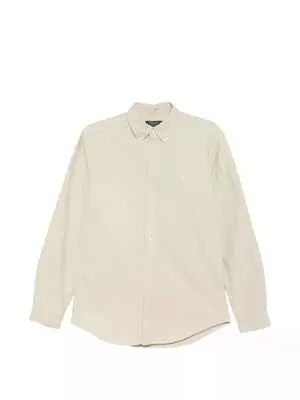 Polo Ralph Lauren Embroidered-logo Button-down Shirt - Neutrals