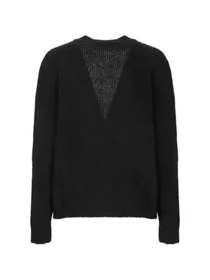 OLIVER LATTUGHI Alpaca V-neck Cardigan