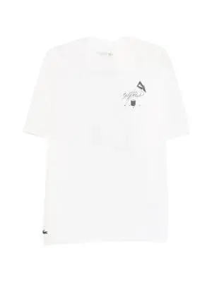 Lacoste Golf Club Graphic-print T-shirt - Neutrals