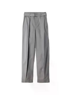 LEMAIRE Rounded Pants In Polycotton Twill - Grey
