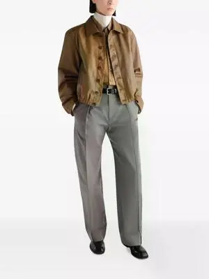 LEMAIRE Rounded Pants In Polycotton Twill - Grey