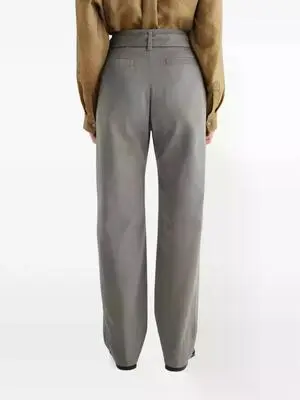 LEMAIRE Rounded Pants In Polycotton Twill - Grey