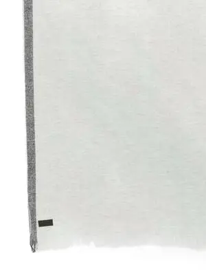 Canali Fringed Cashmere Scarf