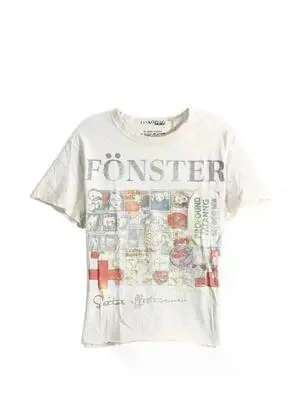 SAITOS Fonster Raw-cut T-shirt - Grey