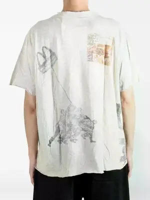 SAITOS Fonster Raw-cut T-shirt