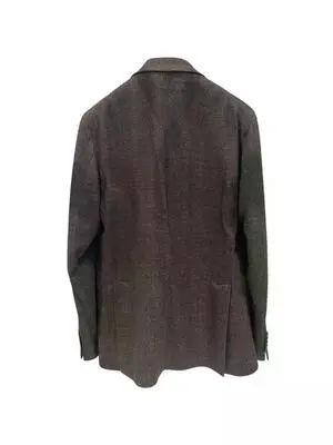 Tagliatore Double-breasted Peak-lapels Jacket - Brown