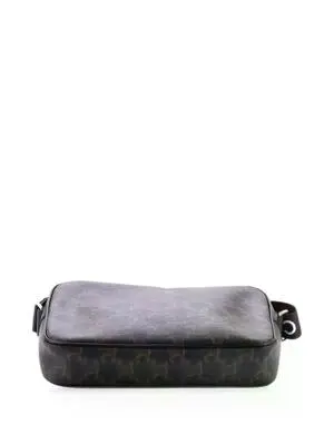 Celine Messenger Bag Triomphe Coated Canvas Medium Crossbody Bag