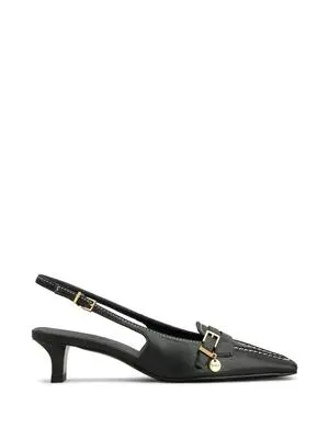 TOD'S Slingback Pumps In Leather - Black