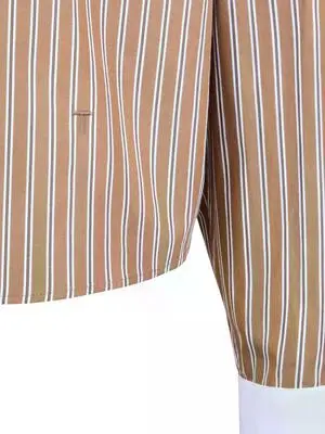 TOD'S Striped Cropped Shirt