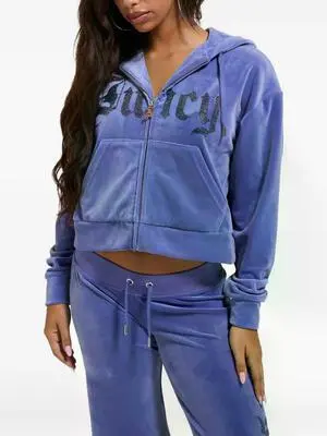 Juicy Couture Old Gothic Cropped Hoodie
