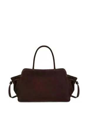 Prada Large Allusion Suede Shoulder Bag