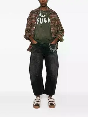R13 Plaid-pattern Shirt - Brown