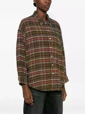 R13 Plaid-pattern Shirt