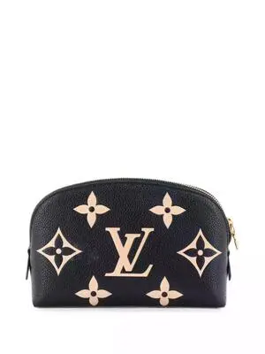 LOUIS VUITTON Cosmetic Bicolor Monogram Empreinte Giant Pouch