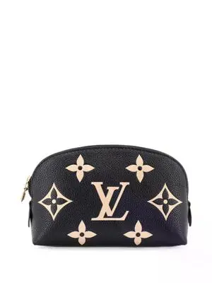 LOUIS VUITTON Cosmetic Bicolor Monogram Empreinte Giant Pouch