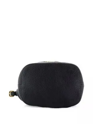 Prada Dual Strap Top Handle Vitello Daino Small Bucket Bag