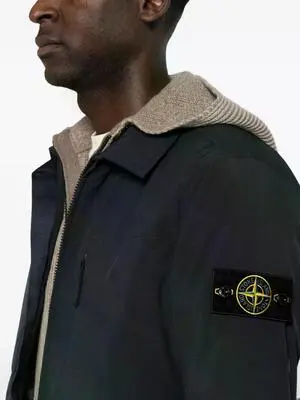 Stone Island Logo-patch Zip-up Jacket