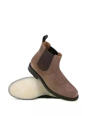GREEN GEORGE Suede Chelsea Boots - Brown