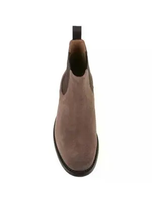 GREEN GEORGE Suede Chelsea Boots - Brown