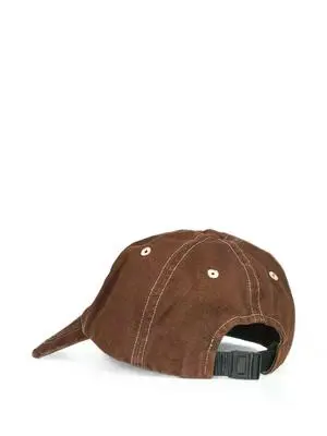 SONG FOR THE MUTE Distressed Logo-embroidered Baseball Cap