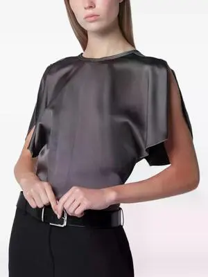 Victoria Beckham Bela Draped-detail Blouse