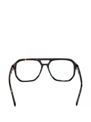 Guess Tortoiseshell-effect Pilot-frame Glasses
