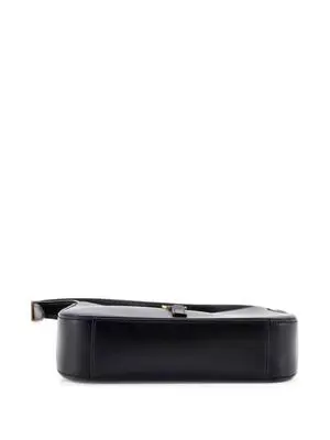 Saint Laurent Le 5 A 7 Leather Small Hobo Bag