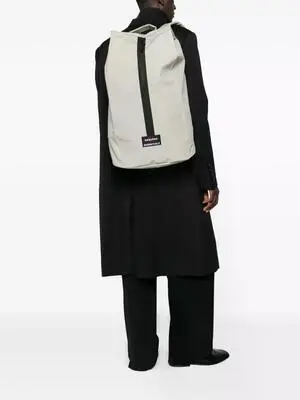 Fear Of God Logo-patch Zip-up Backpack - Neutrals