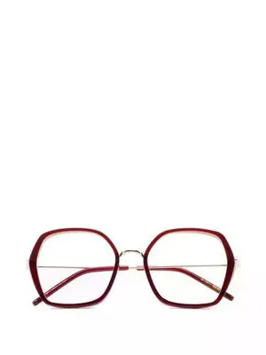 KALEOS Shetty Geometric-frame Glasses - Red