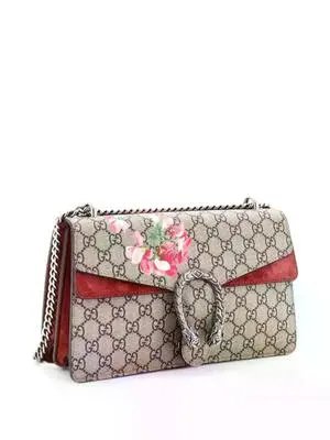 Gucci Dionysus Bag Blooms Print Gg Coated Canvas Small Shoulder Bag