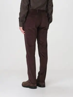 BROOKSFIELD Slim Fit Mid-rise Velvet Pants - Brown