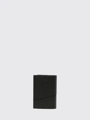 Loewe Grained Leather Bifold Card Holder With Embossed Logo And Five Slots