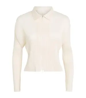 Issey Miyake Monthly Colors August Zip-up Cardigan - Neutral