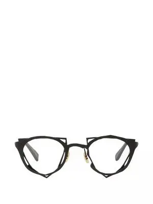 MASAHIRO MARUYAMA Geometric-frame Glasses - Black