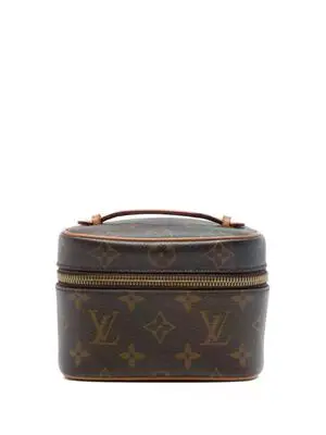 LOUIS VUITTON 1990-2010 Monogram Nice Nano Case Vanity Bag