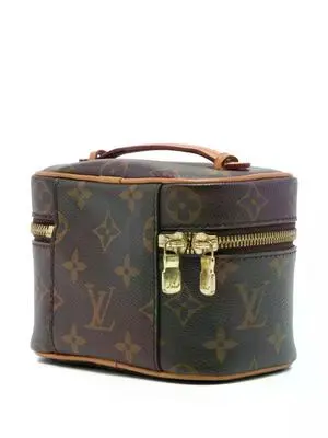 LOUIS VUITTON 1990-2010 Monogram Nice Nano Case Vanity Bag