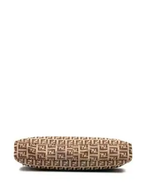 Fendi 2000-2010 Zucchino Canvas Pochette Shoulder Bag