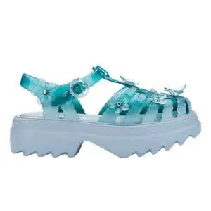 Melissa Possession Platform Sakura X Susan Fang Transparent Green - Blue