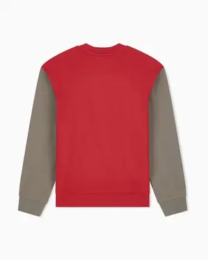 Armani Exchange Sweatshirt In Cotton French Terry - Red