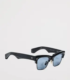 JACQUES MARIE MAGE Bugsy Sunglasses - Black