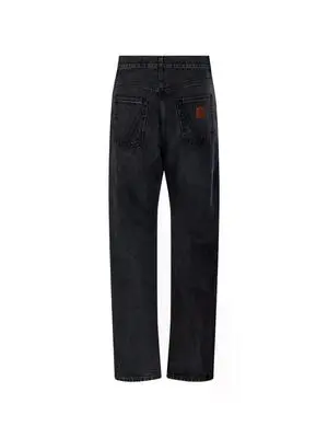 THE EROSE Electronic Washed Jeans - Black
