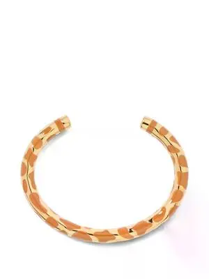 AURÉLIE BIDERMANN Positano Giraffe-print Bracelet - Gold