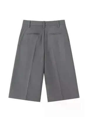 N°21 Pleated-detail Tailored Shorts