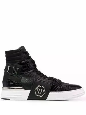 Philipp Plein Phantom Hi-top Sneakers - Black