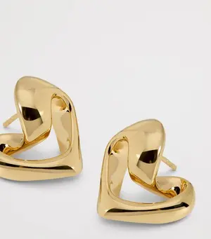 Monica Vinader Vermeil Infinity Heart Earrings