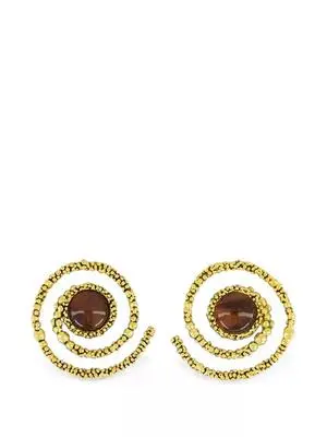 AURÉLIE BIDERMANN Makoma Spiral Earrings - Gold